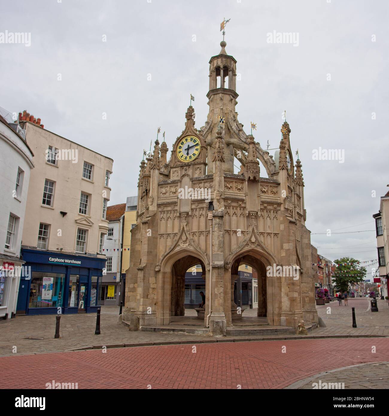 Chichester Cross, a market cross dating from the 15th century in the ...