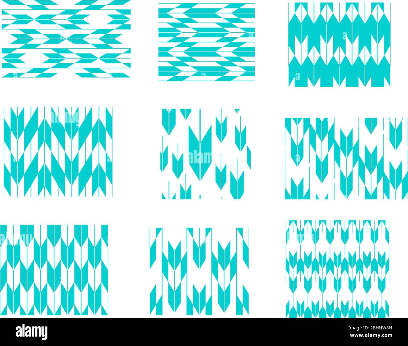 This is a illustration of Seamless Japanese pattern representing arrows ...