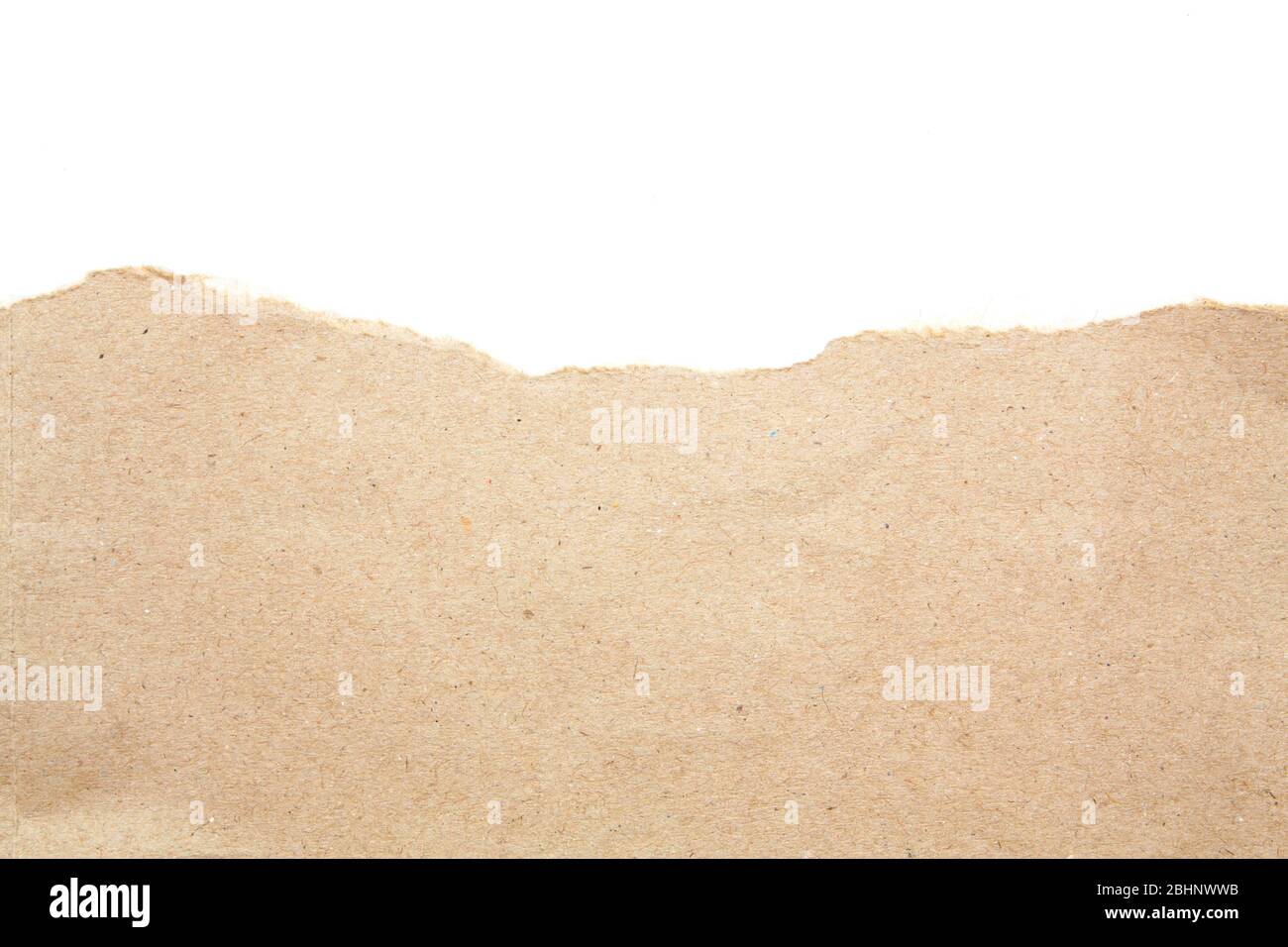 Empty blank recycle paper tear paper isolated Stock Photo - Alamy