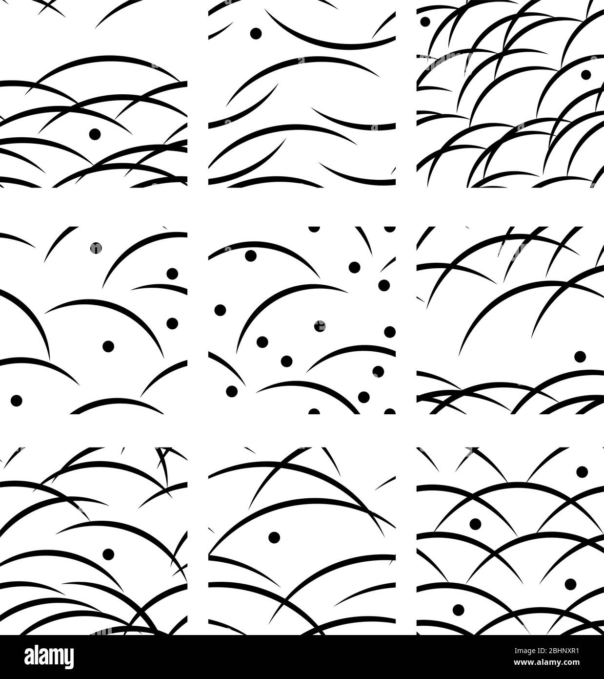 This is a illustration of Seamless Japanese pattern representing dew ...