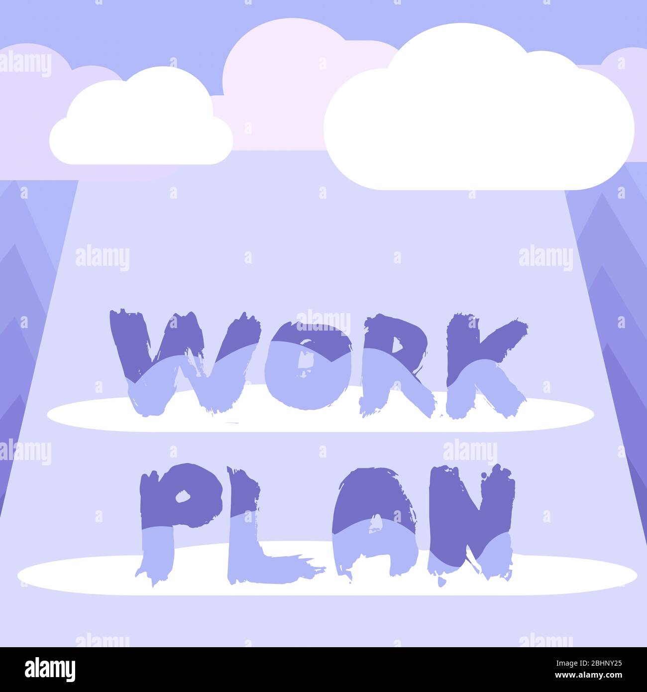 Conceptual hand writing showing Work Plan. Concept meaning project to ...