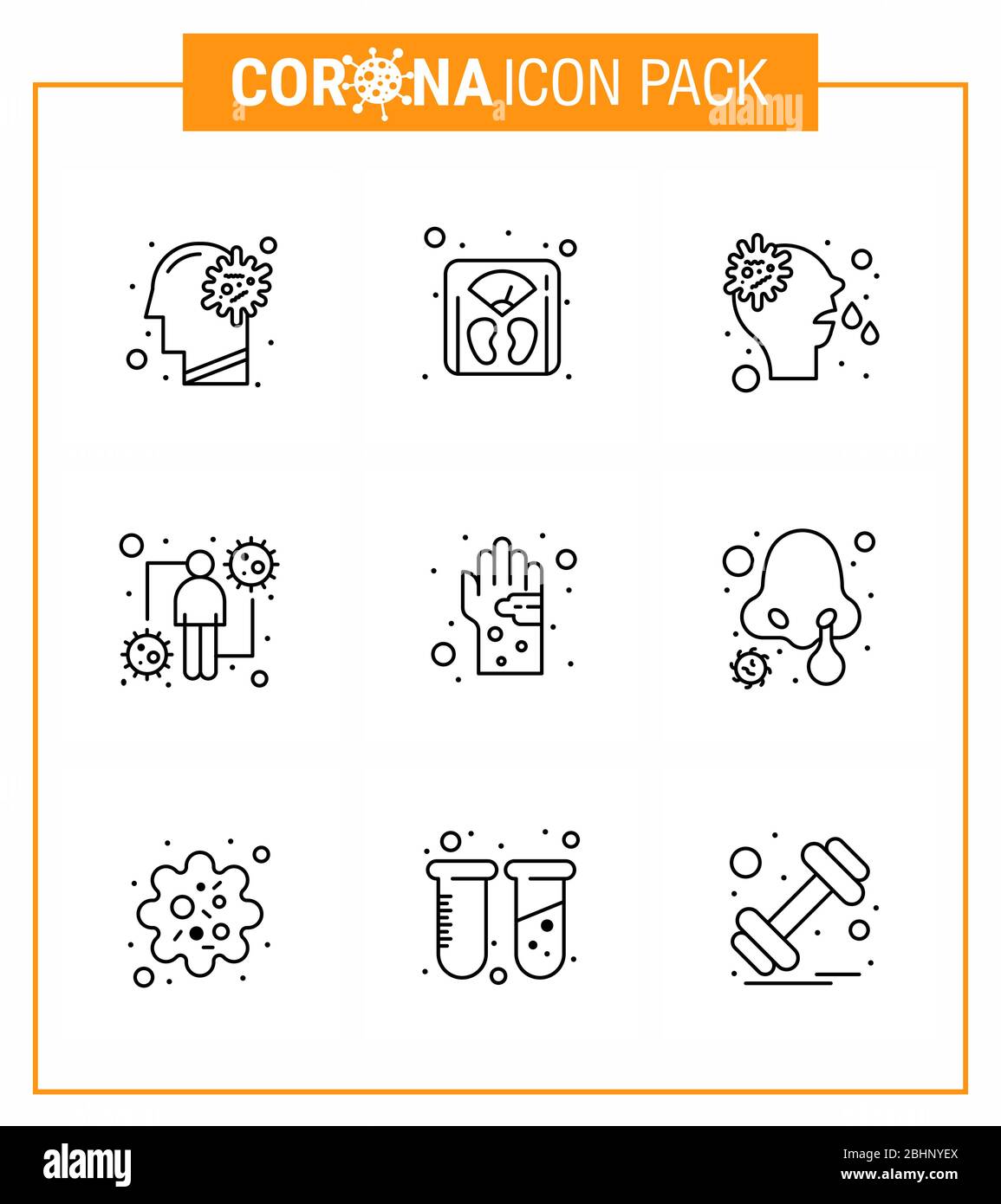 Bacterial contamination prevention Stock Vector Images - Alamy