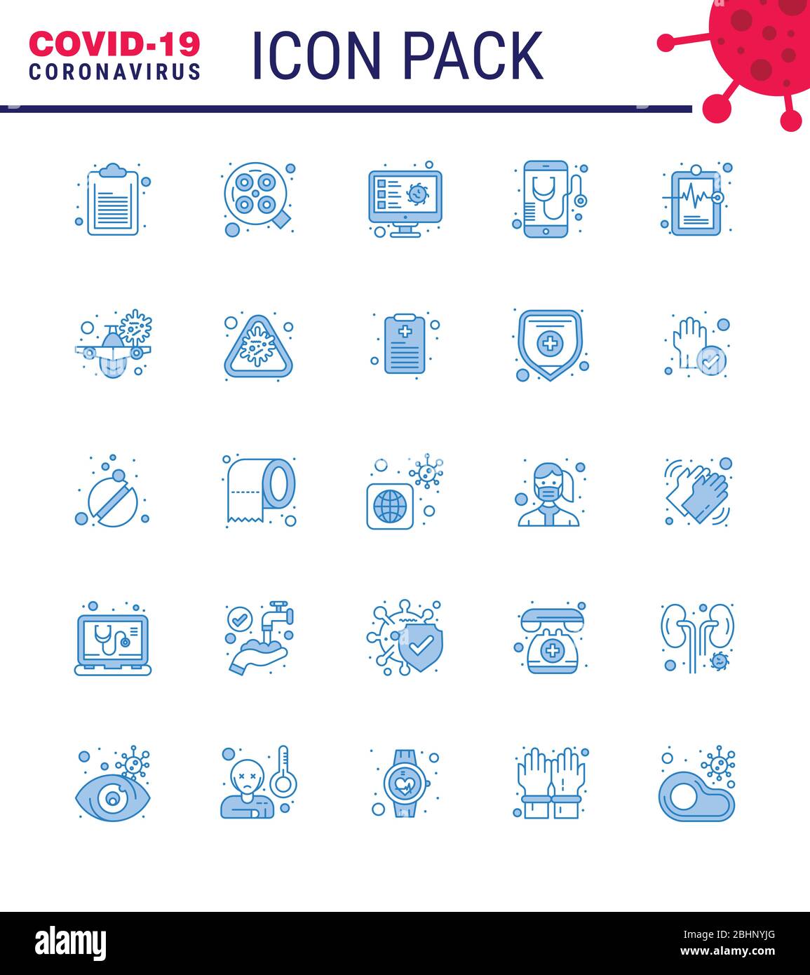 Mobile health screening Stock Vector Images - Alamy