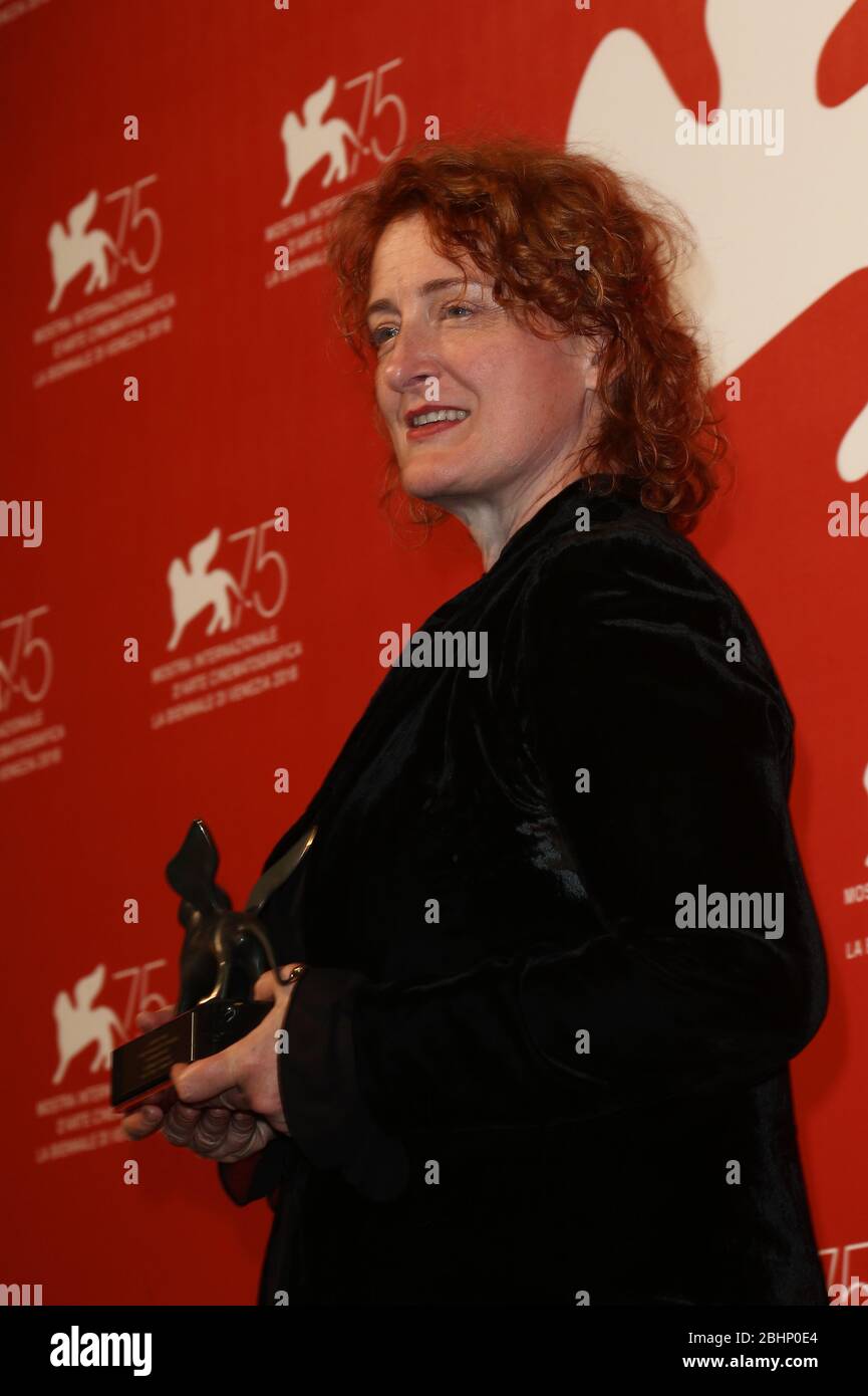VENICE, ITALY - SEPTEMBER 08: Jennifer Kent with the Special Jury Prize ...