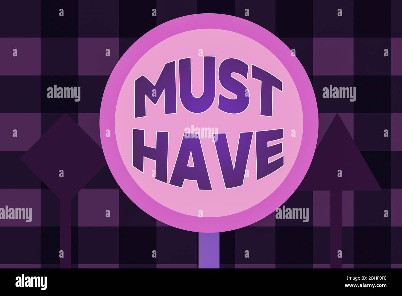 Writing note showing Must Have. Business concept for something modern ...