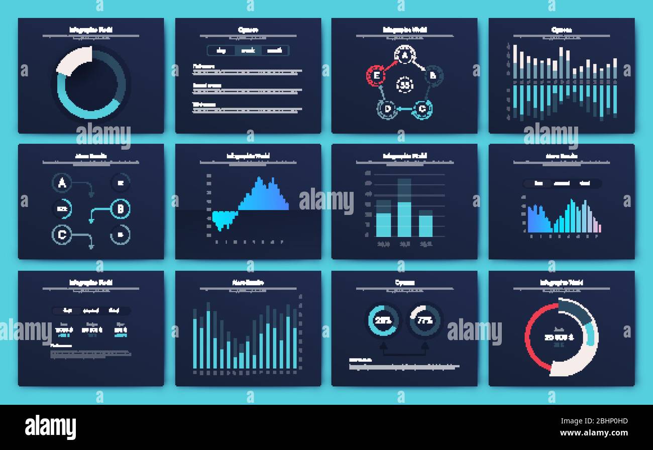 Big set of infographics elements. EPS10. Infographic for brochure, web ...