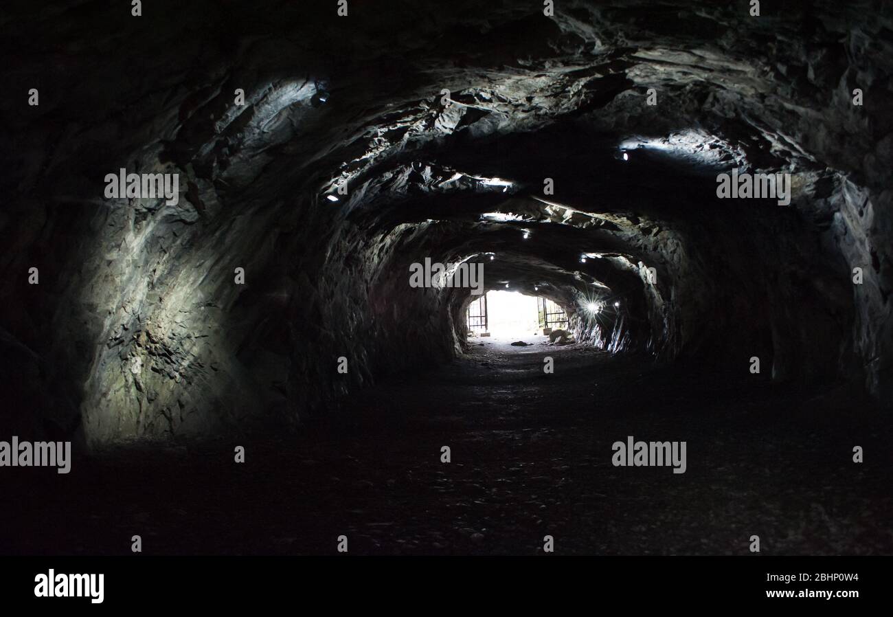 Entrance from the rocky cave inside Stock Photo - Alamy