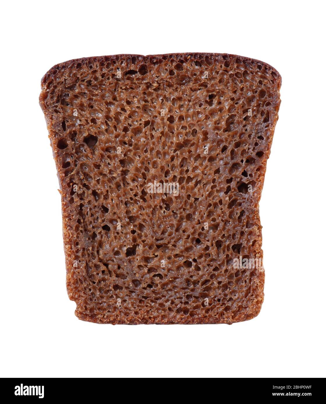Single sliced loaf of bread isolated on white background Stock Photo ...