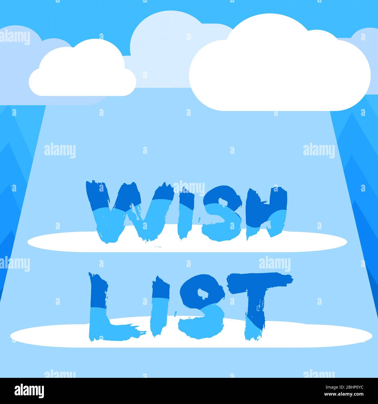 Conceptual hand writing showing Wish List. Concept meaning List of ...