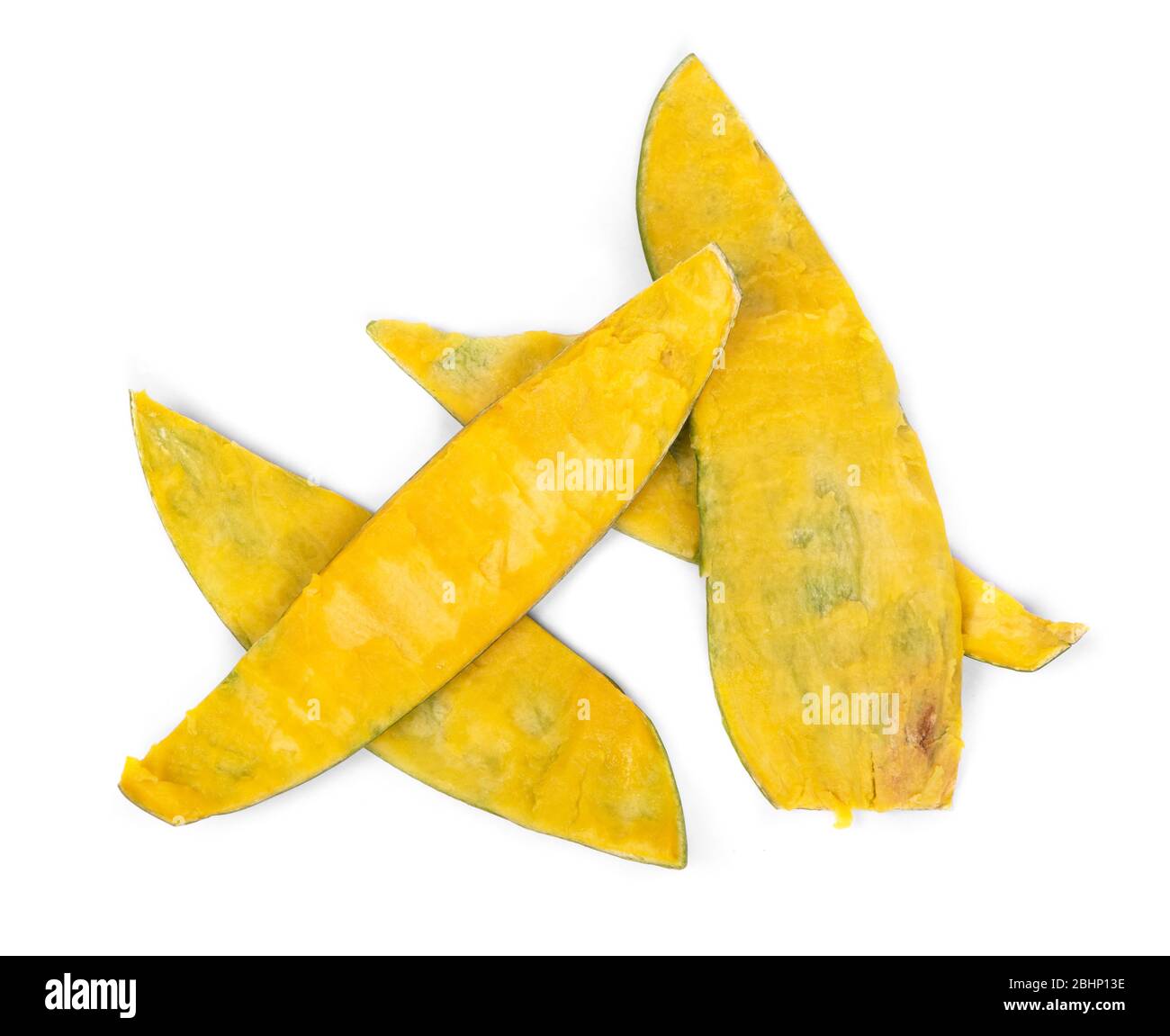 Peel of mango isolated on white background Stock Photo - Alamy