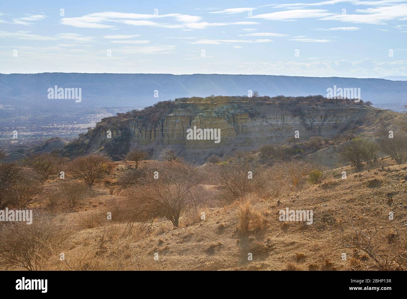 A small table mountain in the Rift Gregory between Lake Natron and the ...