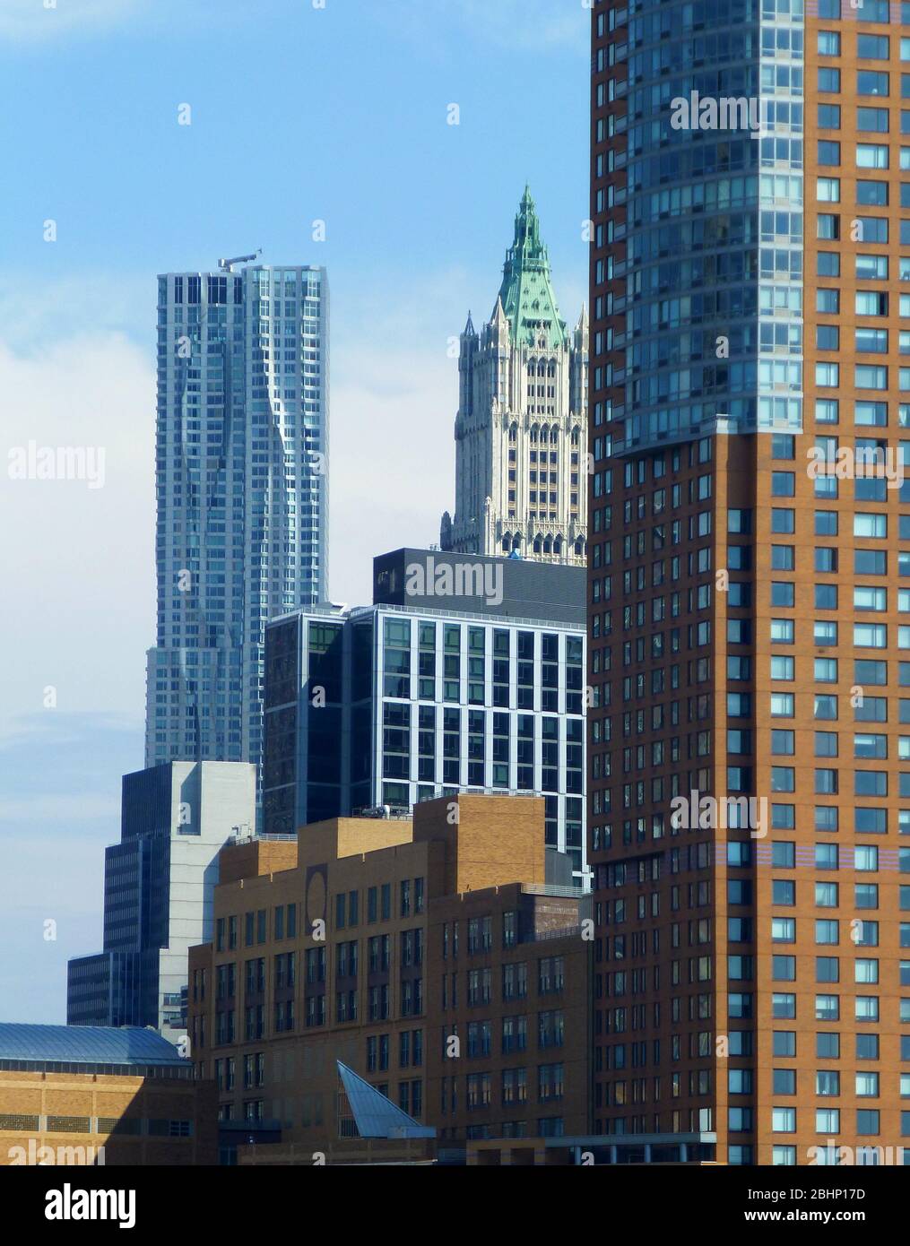 High rise building in downtown New York City, NY, USA Stock Photo - Alamy