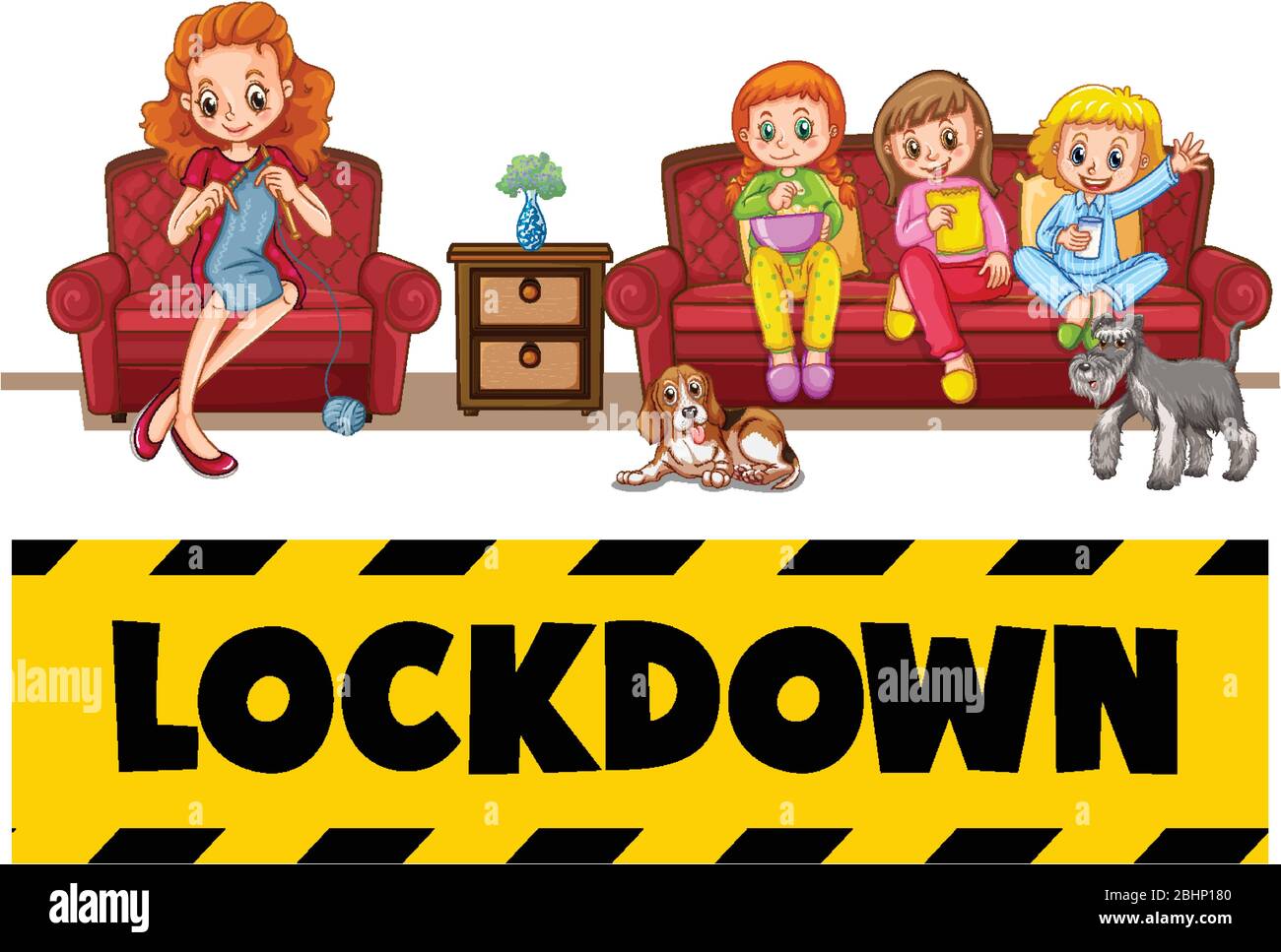 Lockdown children drawing Cut Out Stock Images & Pictures - Alamy
