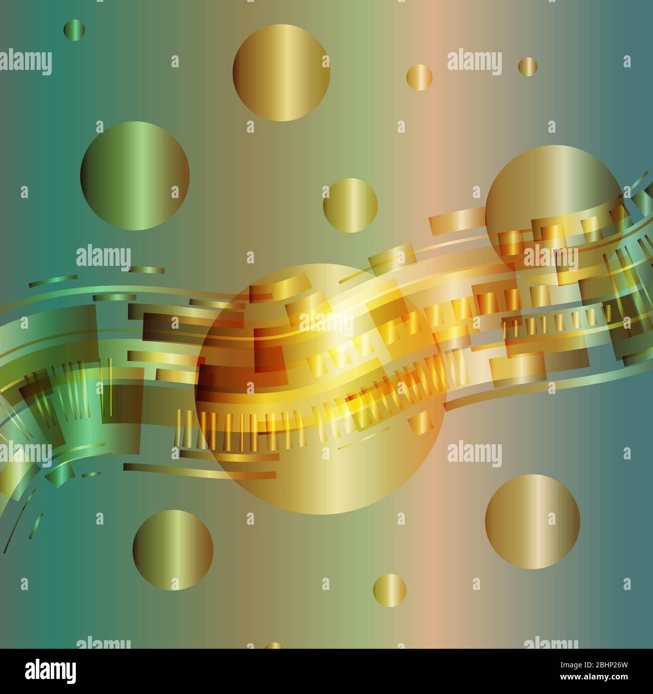 abstract background with spheres Stock Photo - Alamy