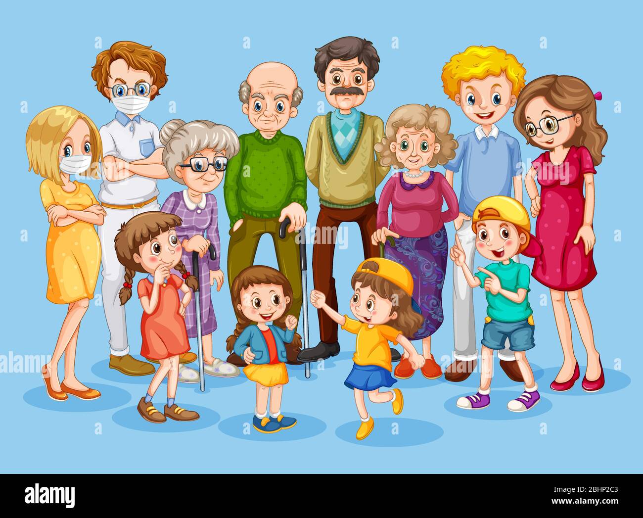 Set of family member illustration Stock Vector Image & Art - Alamy