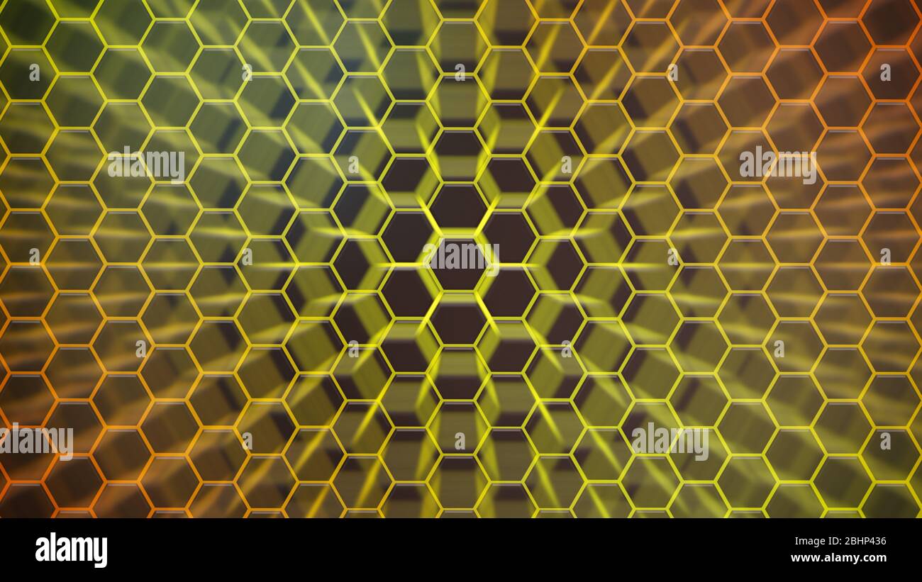 Yellow hexagonal texture. Abstract background for design Stock Photo ...