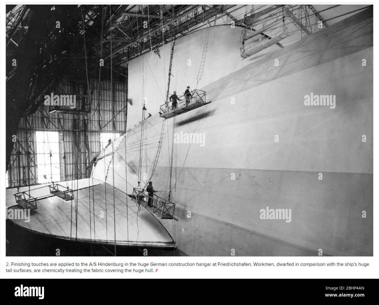 The German Zeppelin airship - the Hindenburg in flight. 1930s ...