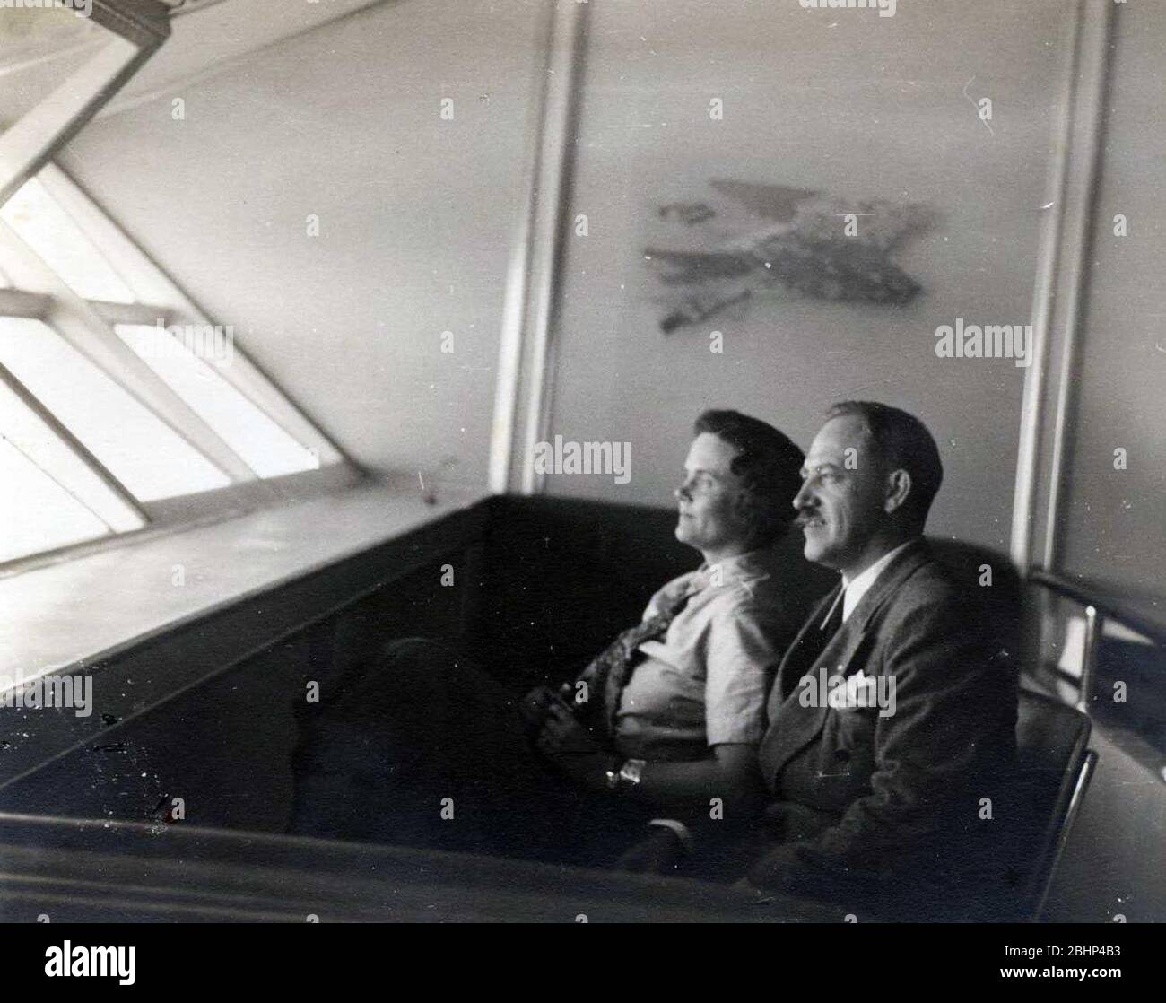 The German Zeppelin airship - the Hindenburg in flight. 1930s ...