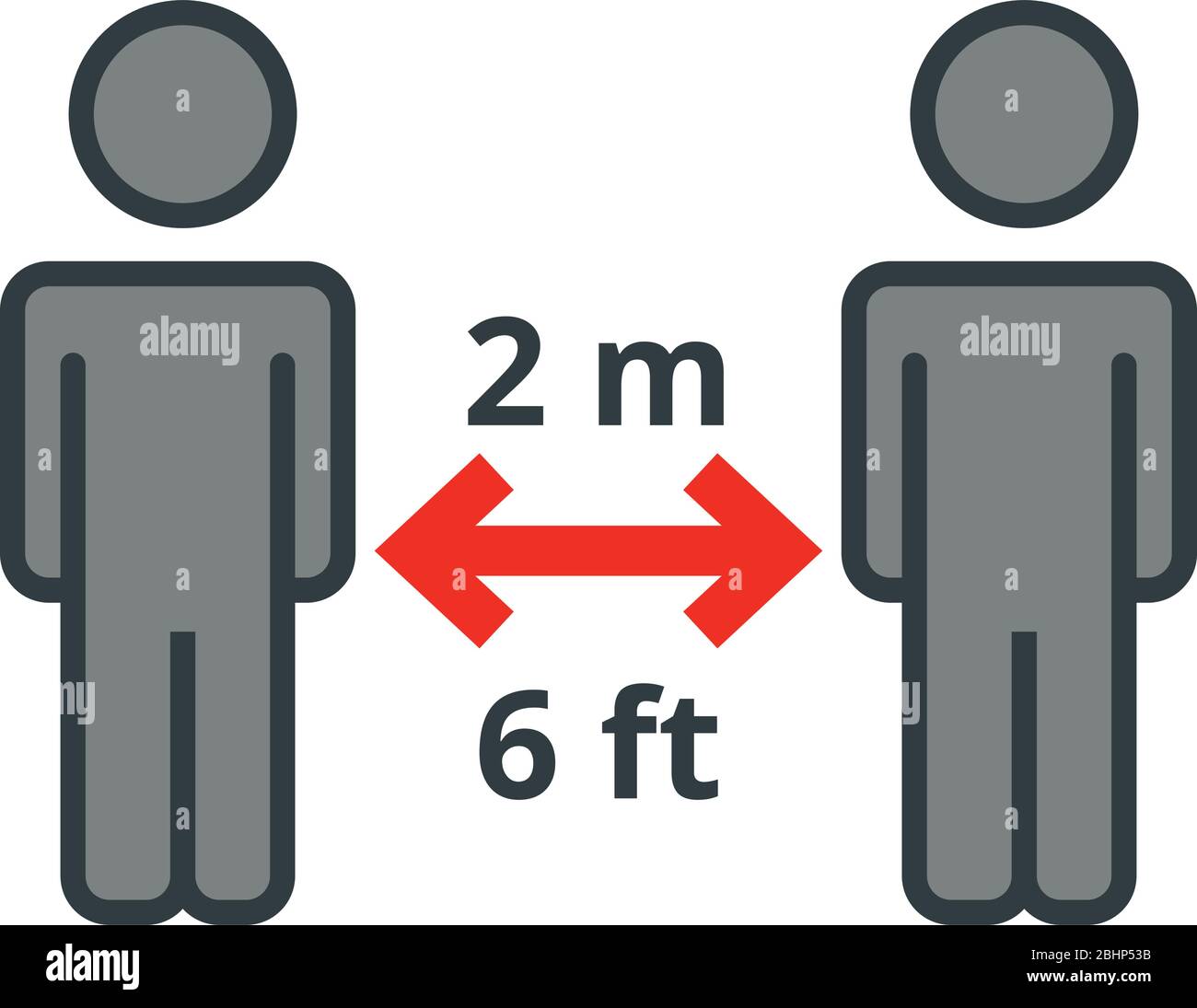 Keep safe social distance sign Stock Vector Image & Art - Alamy