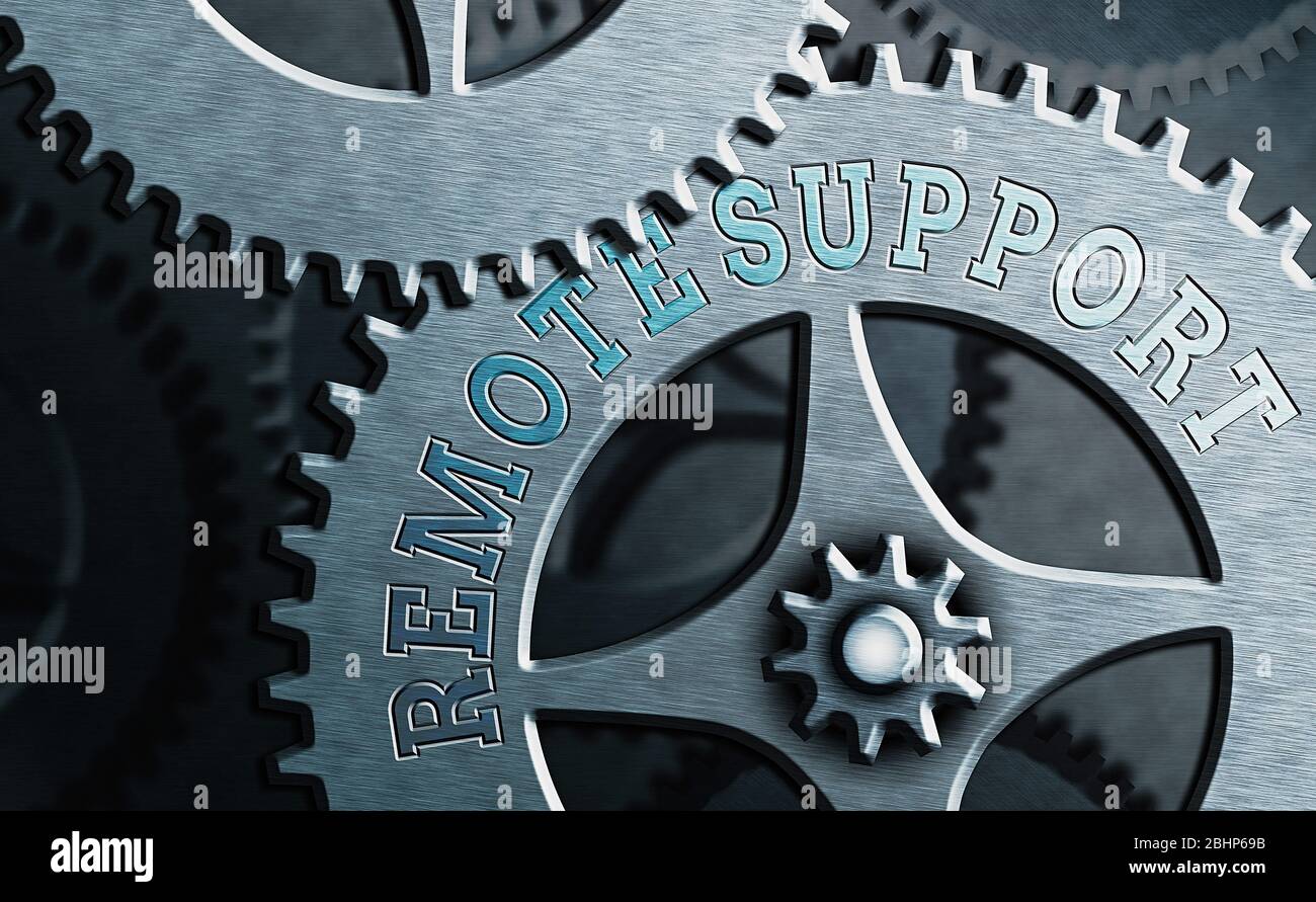 Conceptual hand writing showing Remote Support. Concept meaning type of ...