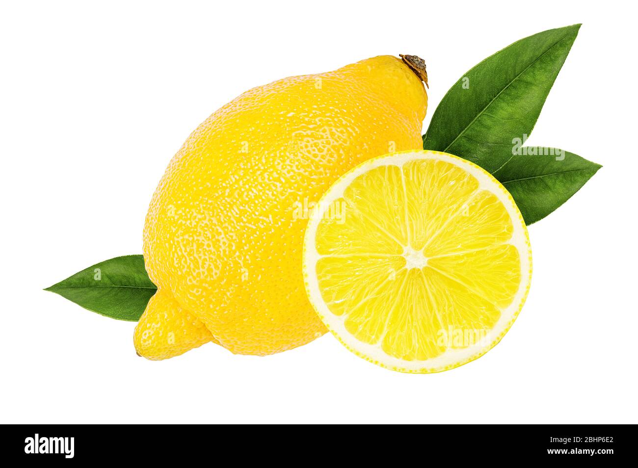 lemon isolated on white background Stock Photo - Alamy