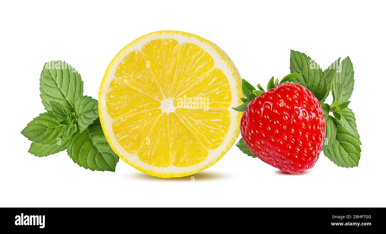 Lemon strawberry hi-res stock photography and images - Alamy