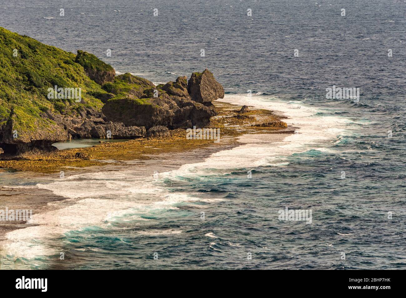 Beautiful coastline of Okinawa island in Japan Stock Photo - Alamy