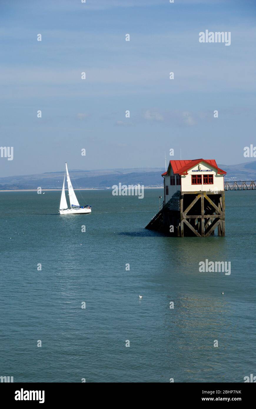 Mumbles Pier, Mumbles, Swansea Bay, South Wales Stock Photo - Alamy