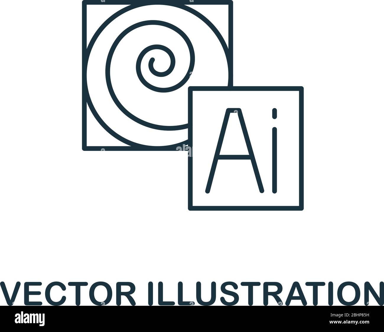 Vector Illustration icon. Simple line element Vector Illustration ... Vector Illustration icon. Simple line element Vector Illustration ...