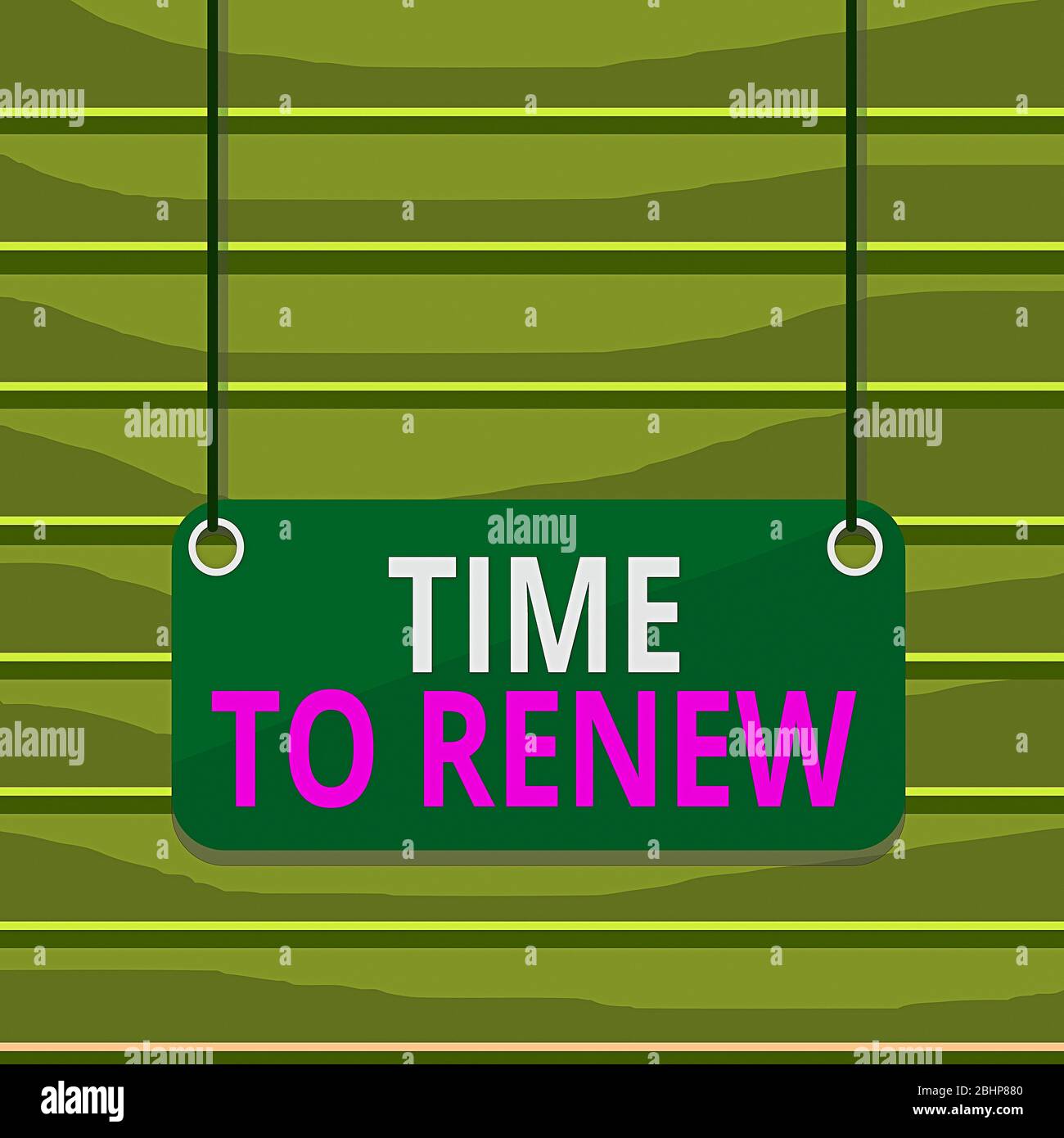 Conceptual hand writing showing Time To Renew. Concept meaning ...
