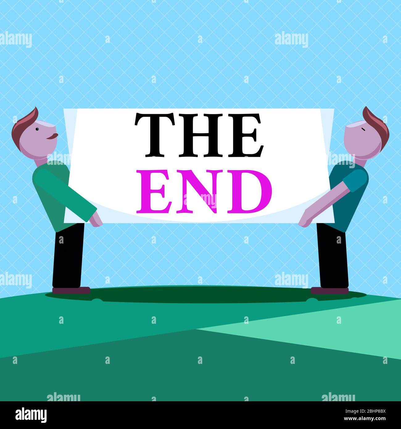 Word writing text The End. Business photo showcasing Final part of play ...