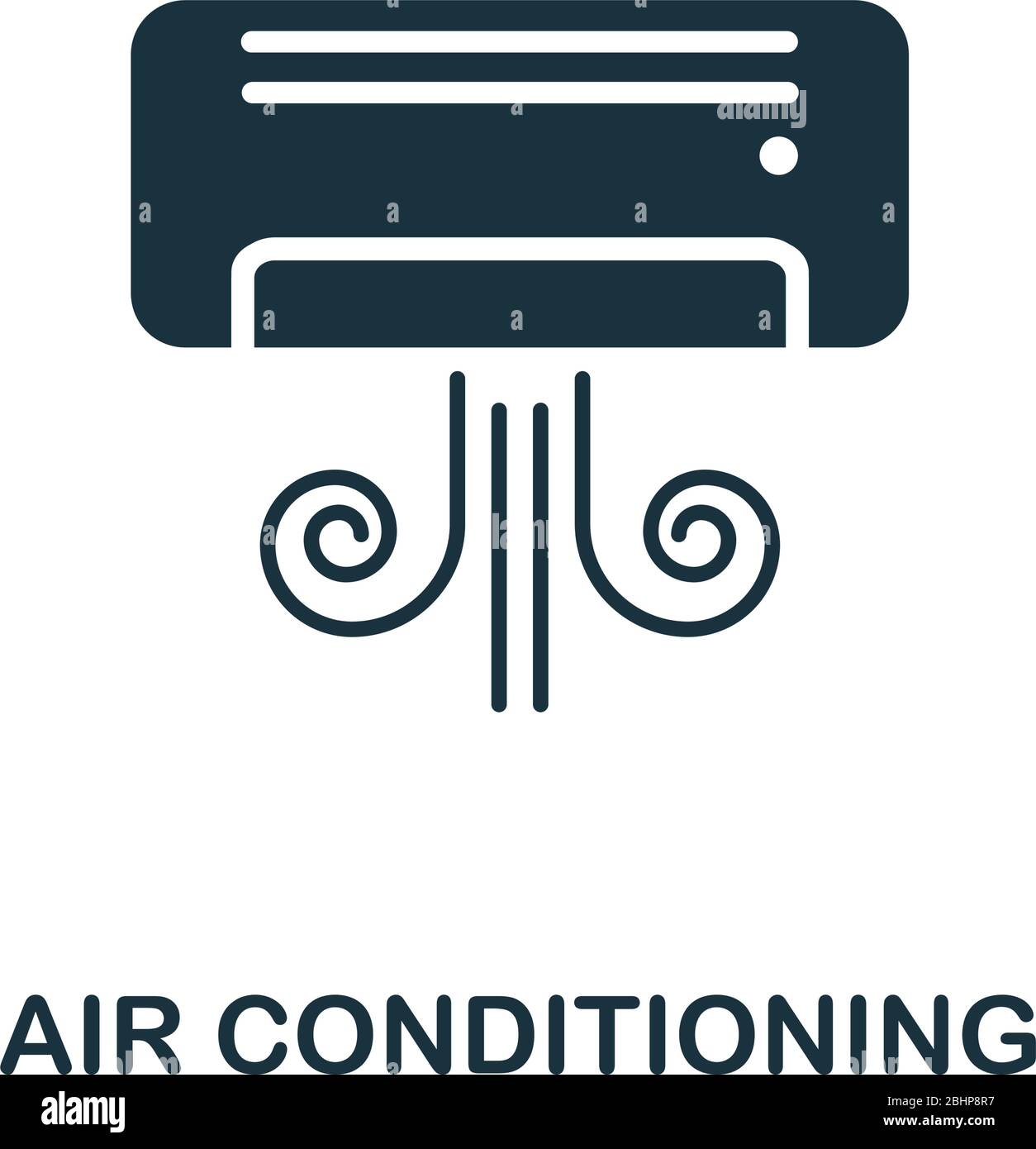 Air Conditioning icon. Simple illustration from ventilation equipment ...