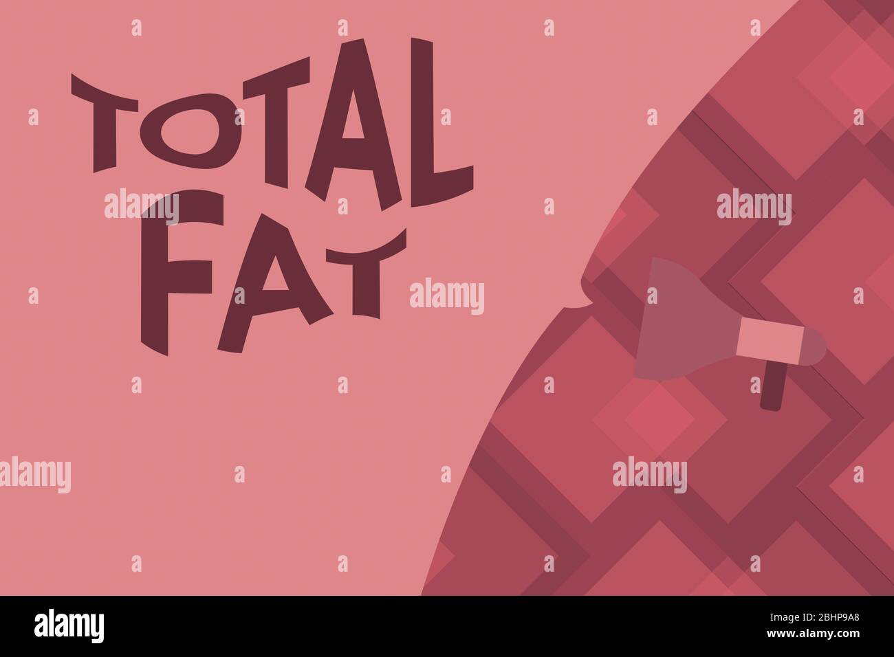 Conceptual hand writing showing Total Fat. Concept meaning combined ...