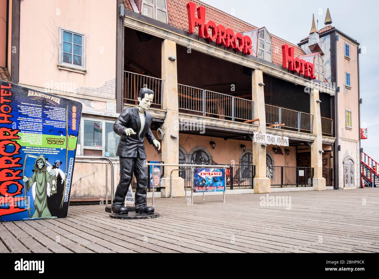 Brighton palace pier horror hi-res stock photography and images - Alamy