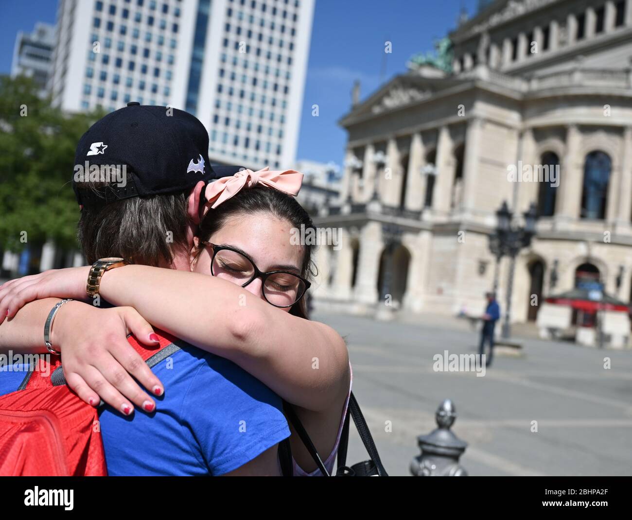 27 April 2020, Hessen, Frankfurt/Main: Dennis Klein from Egelsbach and ...