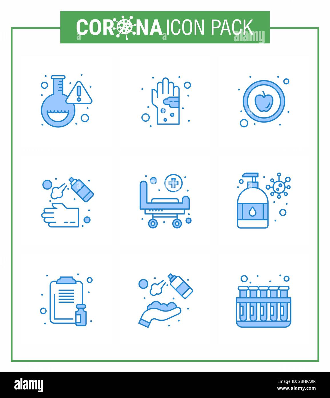 Hand hygiene icons hi-res stock photography and images - Alamy