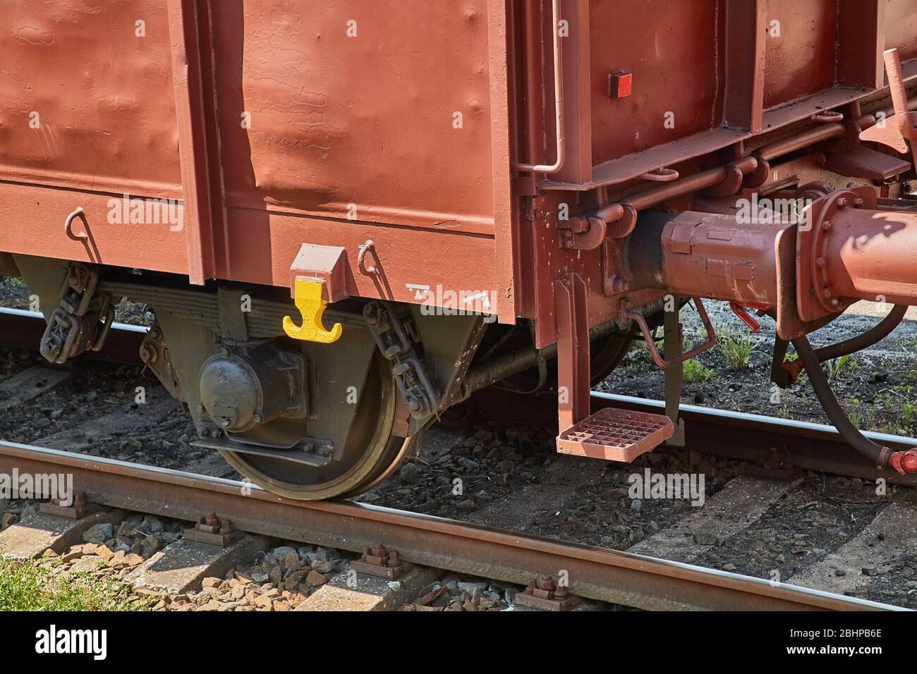 Freight Train Wagons Stock Photo - Alamy