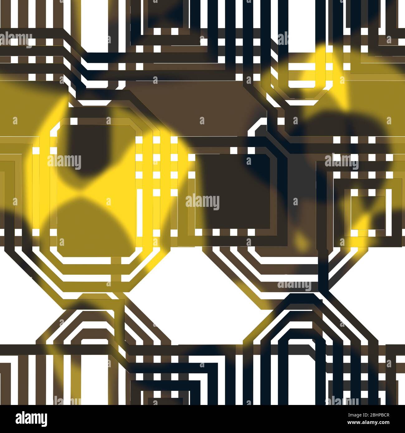 Circuit seamless colorful pattern tile background template creative ...