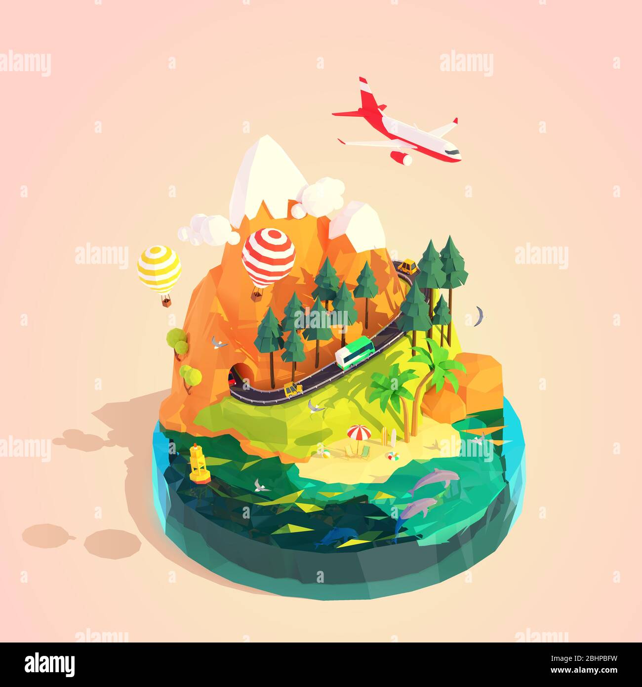 Summer journey Stock Vector Images - Alamy