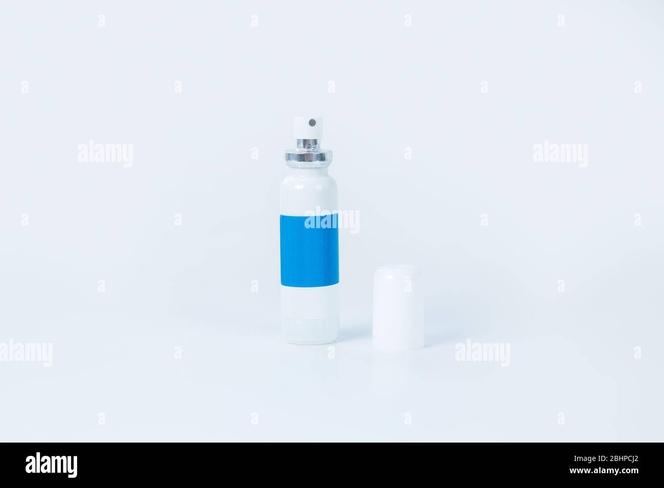 Close up picture of a bottle with sanitizer Stock Photo - Alamy