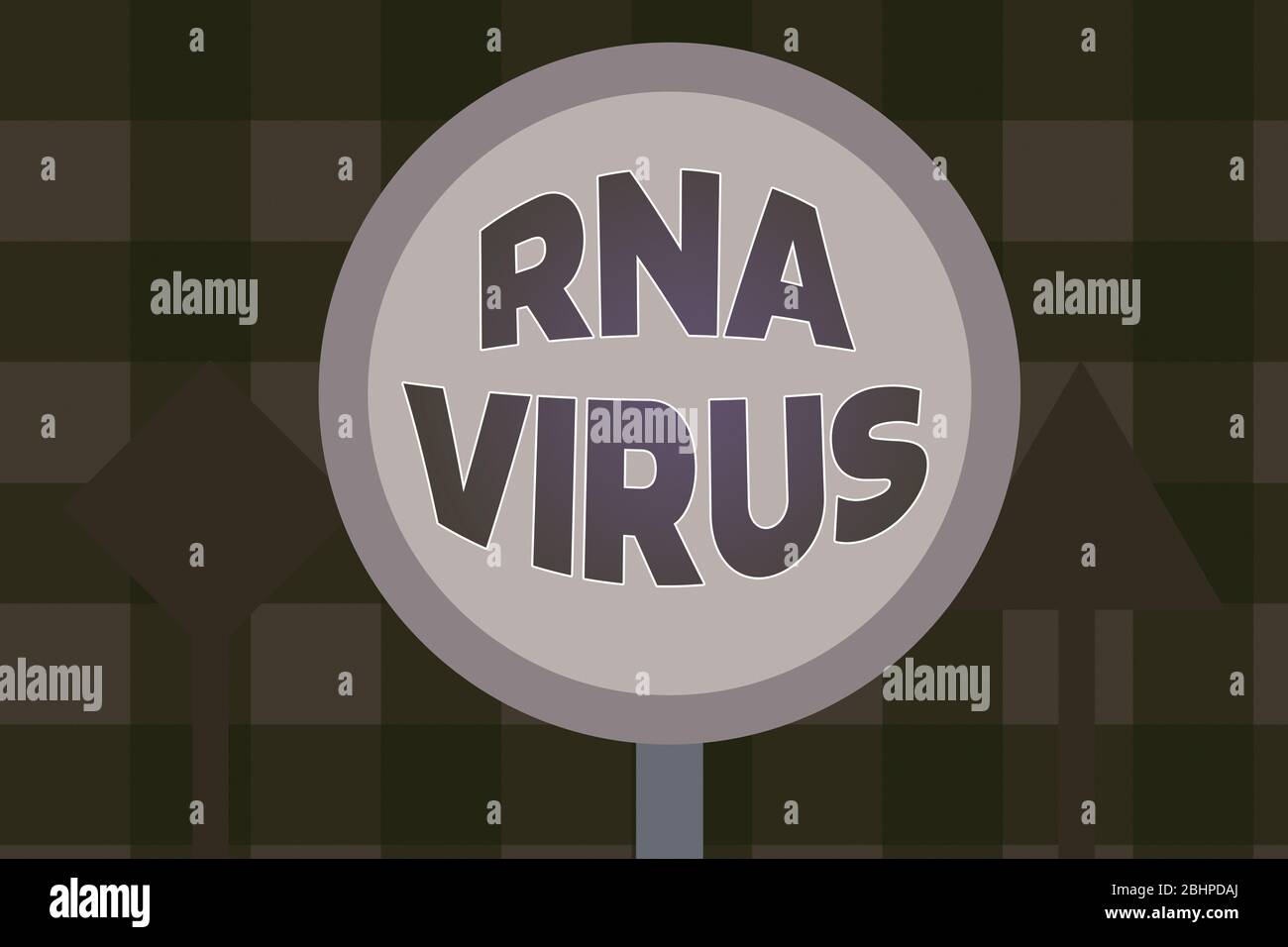 Writing note showing Rna Virus. Business concept for a virus genetic ...