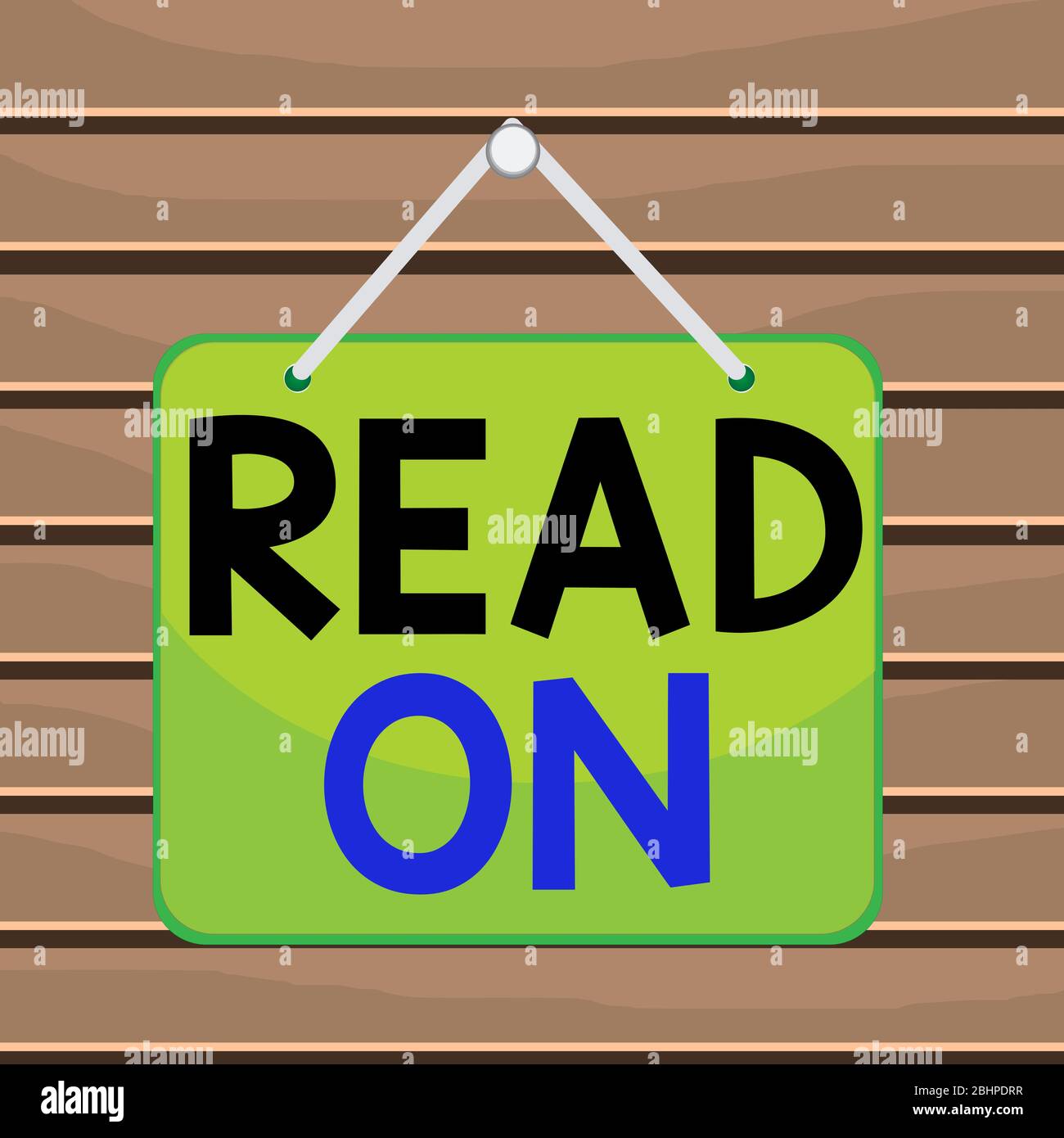 Conceptual hand writing showing Read On. Concept meaning spend time ...