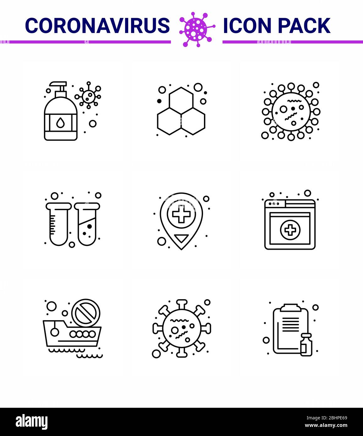 Contamination test Stock Vector Images - Alamy