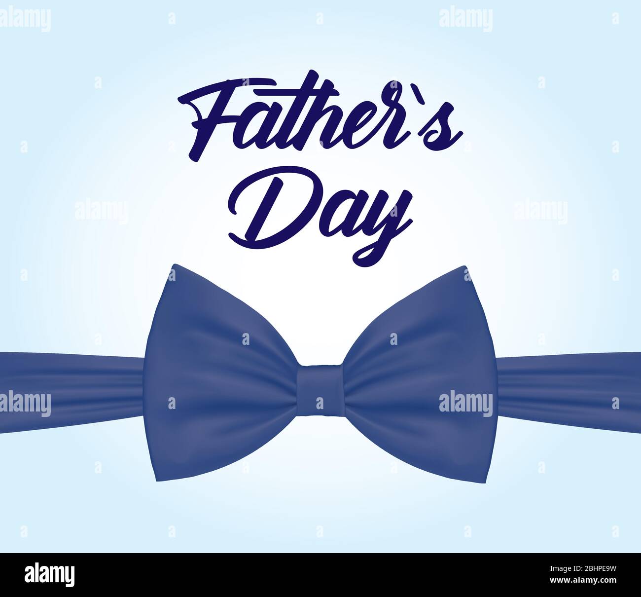 happy fathers day card with bow tie Stock Vector Image & Art - Alamy