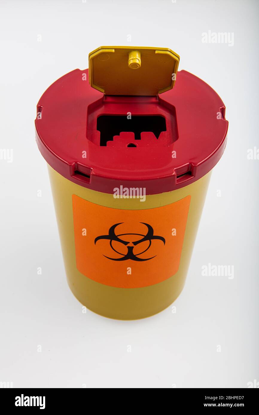 Biohazard Waste Bin Stock Photos & Biohazard Waste Bin Stock Images - Alamy