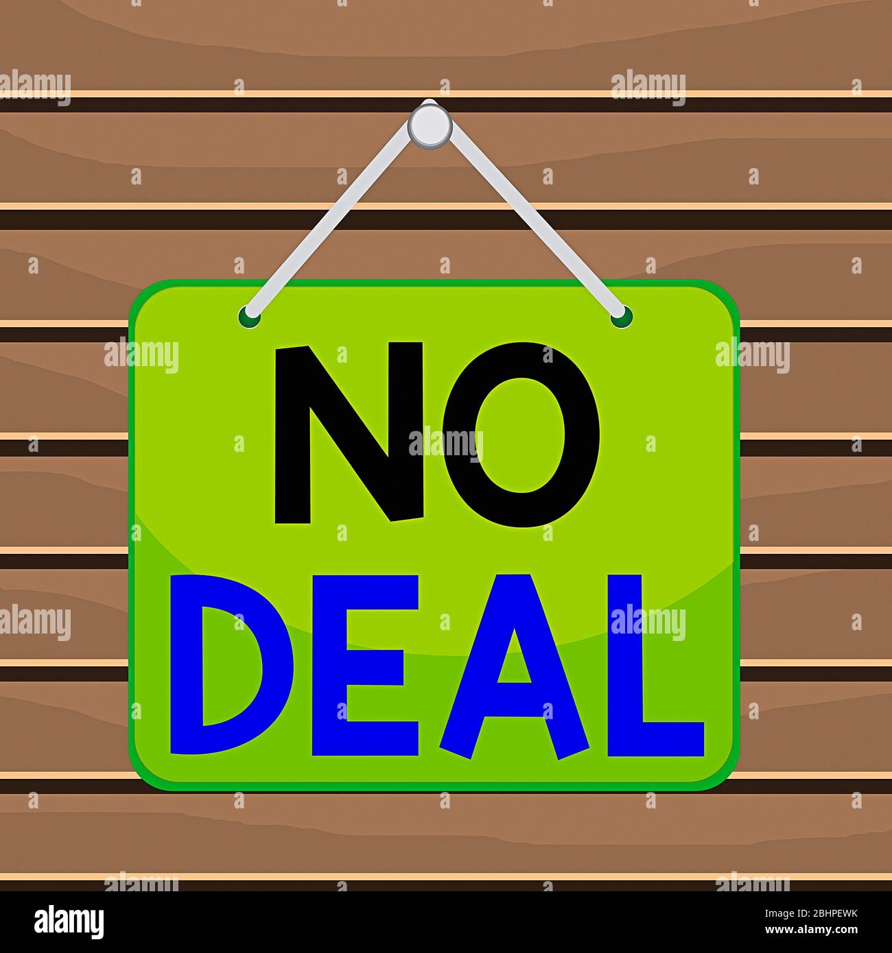 Conceptual hand writing showing No Deal. Concept meaning a negative ...