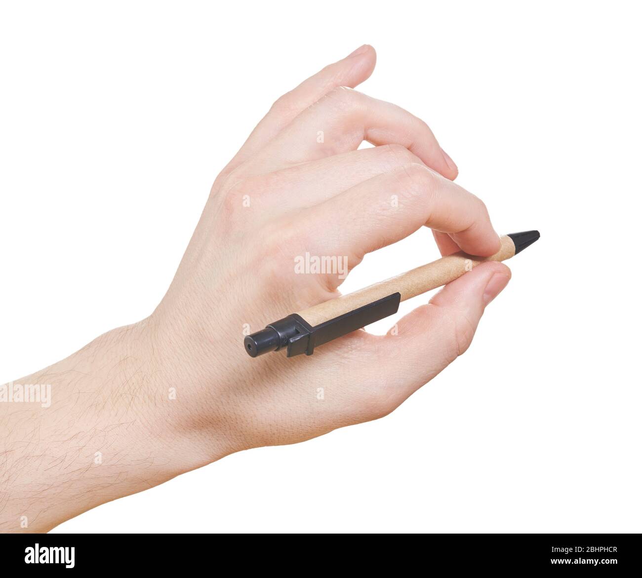 Hand Holding Pencil Up