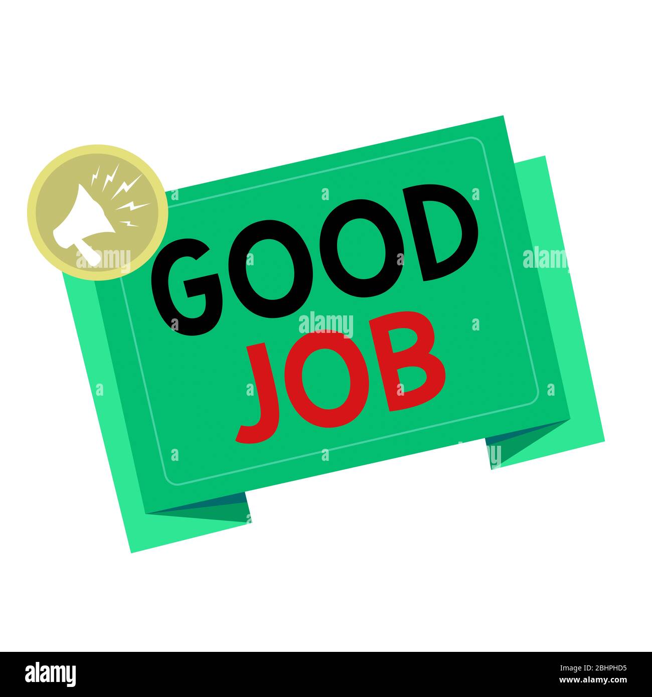 Writing note showing Good Job. Business concept for encourage someone ...