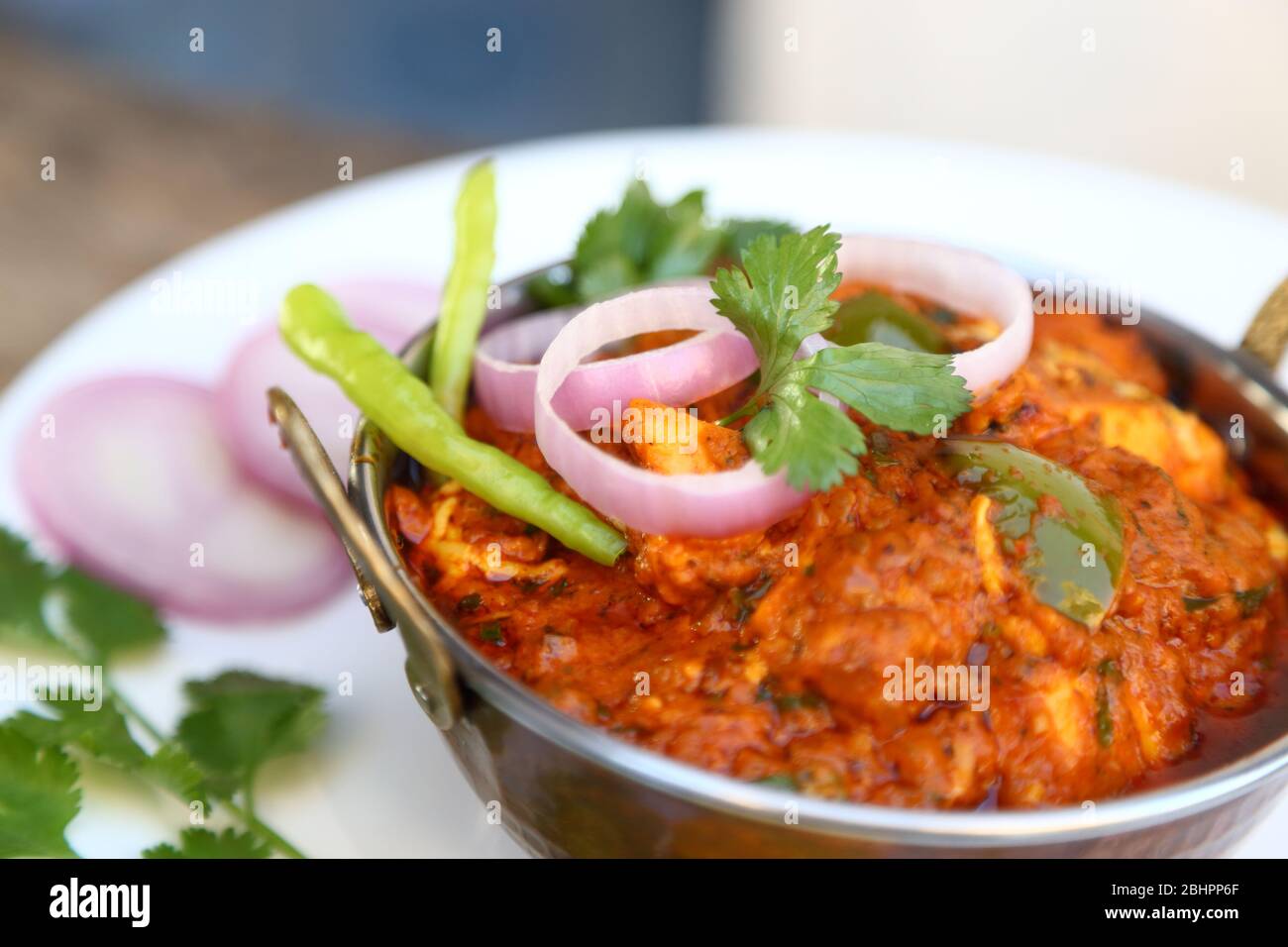 INDIAN STYLE COTTAGE CHEESE VEGETARIAN CURRY DISH. Kadai Paneer ...
