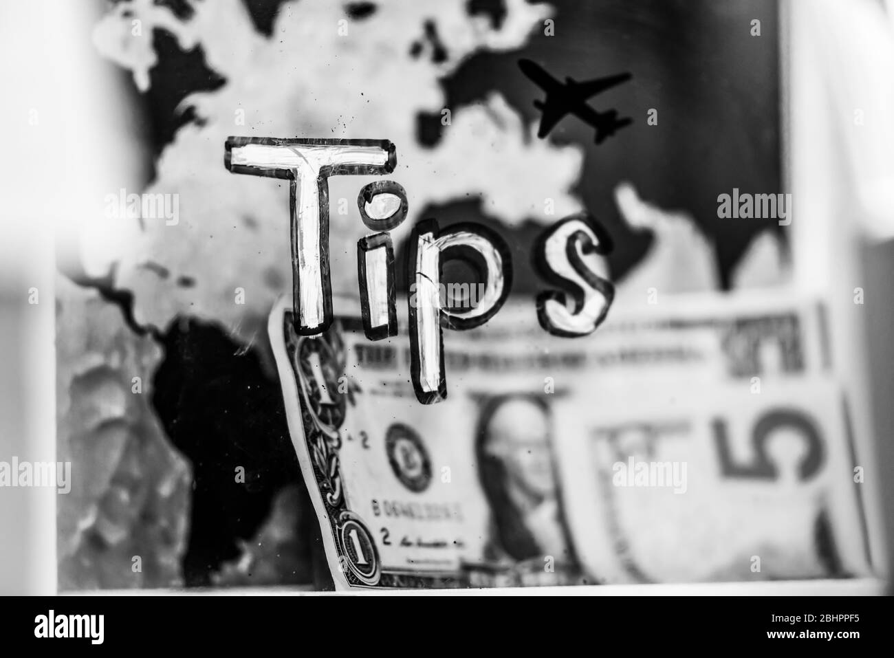 Cash tip Black and White Stock Photos & Images - Alamy